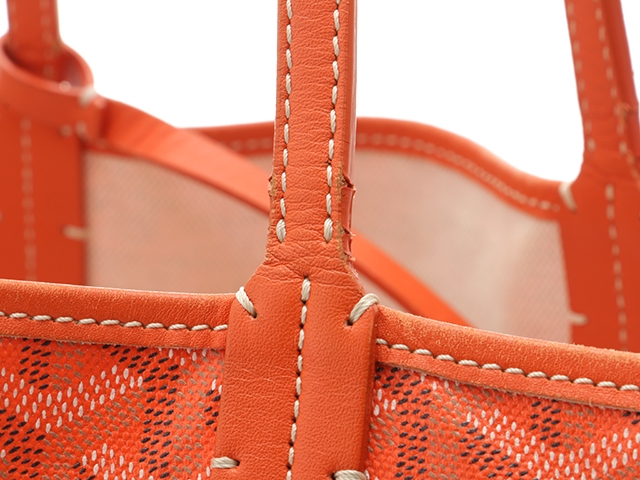 GOYARD ゴヤール トートバッグ サンルイPM オレンジ PVC GOYARD ゴヤール トートバッグ サンルイPM オレンジ PVC
