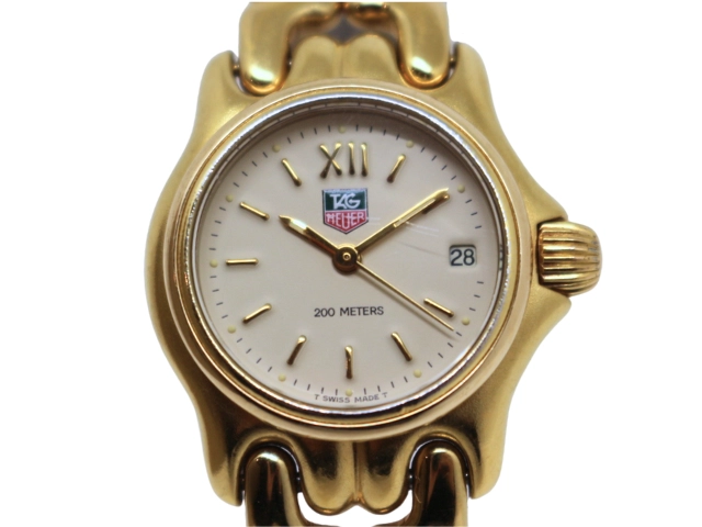 TAG HEUER タグホイヤー 腕時計 セルシリーズ SS/GP アイボリー S04.708M クォーツ レディース ...