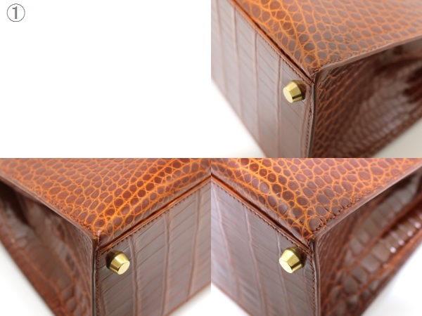 HERMES エルメス ケリー28 ショルダーバッグ ブラウン GP HERMES エルメス ケリー28 ショルダーバッグ ブラウン GP