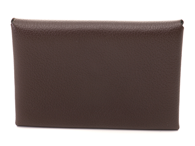 HERMES エルメス 小物 カルヴィ デュオ シェーブル ブラウン・SV HERMES エルメス 小物 カルヴィ デュオ シェーブル ブラウン・SV