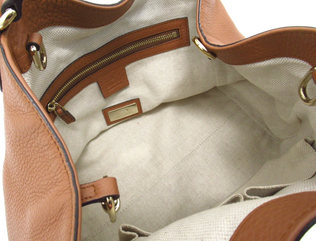 GUCCI グッチ ソーホー 2WAYトートバッグ ブラウン カーフ GUCCI グッチ ソーホー 2WAYトートバッグ ブラウン カーフ