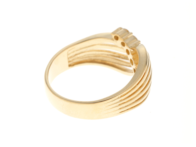 JEWELRY ノンブランドジュエリー リング K18/イエローゴールド ダイヤモンド0.22ct 4.2g 12号 2141300318964 【432】 の購入なら「質」の大黒屋（公式）