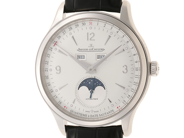 JAEGER-LE COULTRE ジャガールクルト マスターコントロールカレンダー Q4148420 時計 自動巻き SS ステンレス/革 ...