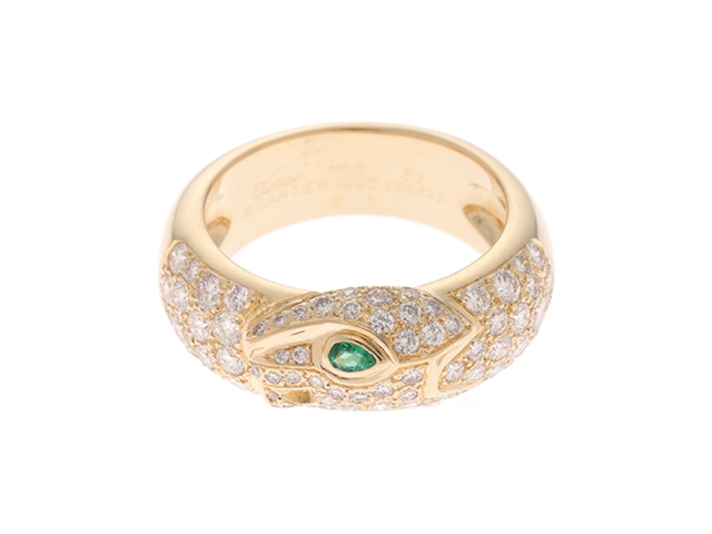 Cartier カルティエ パンテール1925リング イエローゴールド ダイヤモンド 53号 【430】2143100410985 の購入なら ...