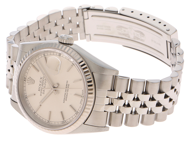 Y番 ROLEX ロレックス 腕時計 デイトジャスト36 16234 シルバー Y番 ROLEX ロレックス 腕時計 デイトジャスト36 16234 シルバー