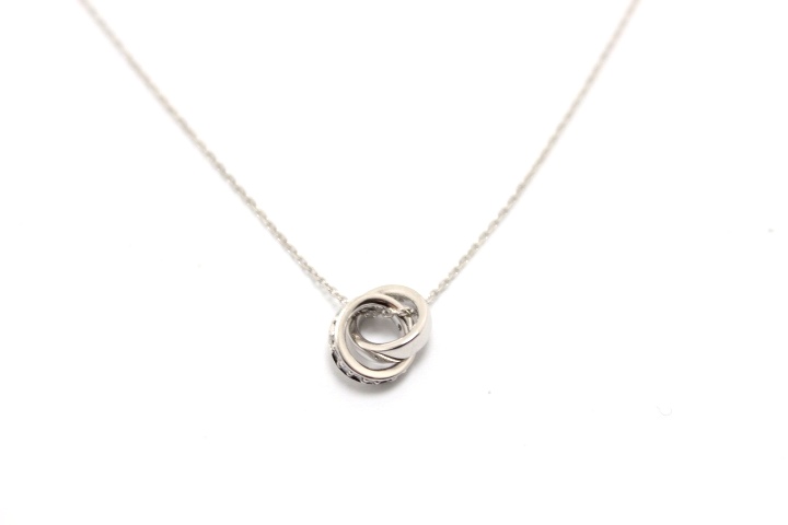 4℃ ヨンドシー ネックレス K10WG ホワイトゴールド ダイヤモンド 4℃ ヨンドシー ネックレス K10WG ホワイトゴールド ダイヤモンド