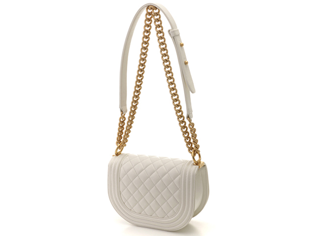 CHANEL ボーイシャネル ショルダーバッグ ホワイト/ゴールド CHANEL ボーイシャネル ショルダーバッグ ホワイト/ゴールド