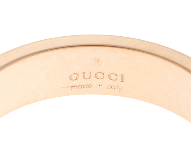 GUCCI グッチ アイコンリング ピンクゴールド 約3.5g 9号 【430 GUCCI グッチ アイコンリング ピンクゴールド 約3.5g 9号 【430