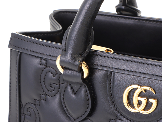 GUCCI グッチ ショルダーバッグ マトラッセミニ トップ ブラック GUCCI グッチ ショルダーバッグ マトラッセミニ トップ ブラック