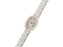 CARTIER カルティエ ミニベニュワール WB5095L2 クオーツ WG ホワイトゴールド無垢 ダイヤベゼル ホワイト文字盤 レディース ...