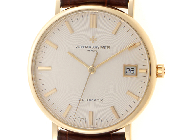 VACHERON CONSTANTIN ヴァシュロンコンスタンタン パトリモニー 42002/000J-9021 シルバー文字盤 YG/革 ...