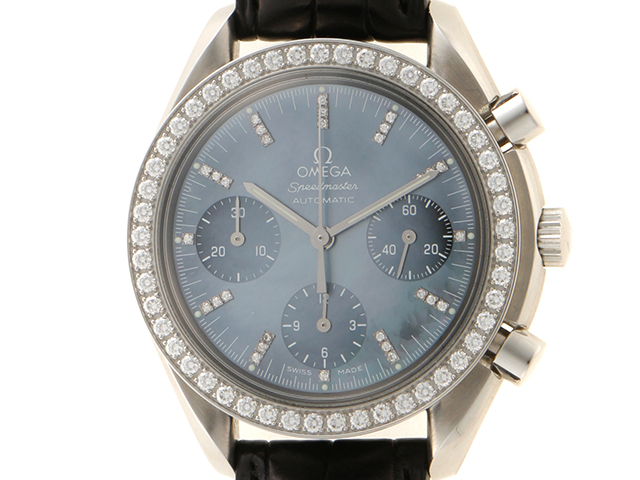 OMEGA オメガ 時計 メンズ 3815.76.51 スピードマスター REDUCE﻿D オートマチック ブルーシェル文字盤 SS 強化 ...