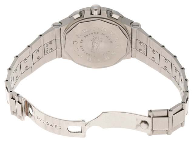 BVLGARI ブルガリ ディアゴノ クロノグラフ CH40STA ホワイト BVLGARI ブルガリ ディアゴノ クロノグラフ CH40STA ホワイト
