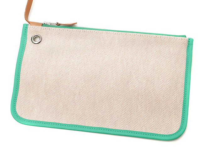 HERMES エルメス エールバッグジップPM ミント/ナチュラル/SV HERMES エルメス エールバッグジップPM ミント/ナチュラル/SV