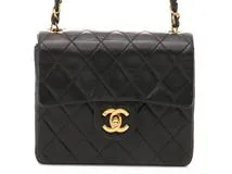 CHANEL シャネル ミニマトラッセ18 チェーンショルダー ブラック CHANEL シャネル ミニマトラッセ18 チェーンショルダー ブラック