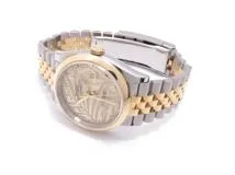 ランダム番 2023年7月 ROLEX ロレックス 時計 デイトジャスト36 126203G 自動巻き YG ステンレス パームモチーフ ...