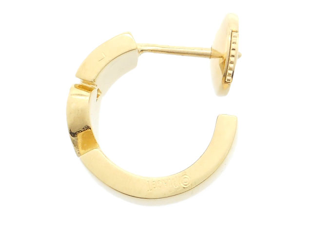 PIAGET ピアジェ 貴金属・宝石 ジュリエットピアス ダイヤピアス YG イエローゴールド 7.5g ハート フープピアス パヴェ ...