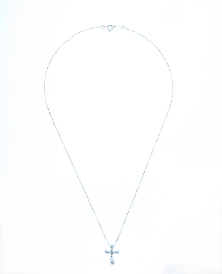 TIFFANY＆CO ティファニー クロスネックレス シルバー 約2.7g 2148103885808 【205】 の購入なら「質」の大黒屋（公式）