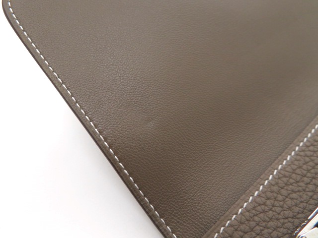HERMES エルメス ドゴンコンパクト ミニウォレット エトゥープ HERMES エルメス ドゴンコンパクト ミニウォレット エトゥープ