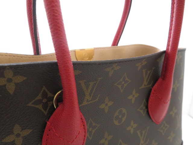 ルイ・ヴィトン LOUIS VUITTON フランドリン トートバッグ バッグ PVCコーティングキャンバス レザー モノグラム レディース ブラウン系 / レッド系 M41596 【中古】 ルイ・ヴィトン LOUIS VUITTON フランドリン トートバッグ バッグ PVC
