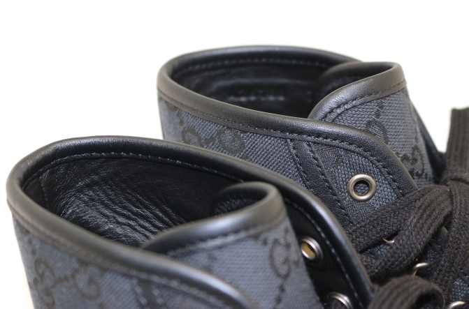 GUCCI グッチ ハイカット スニーカー キャンバス ファブリック GUCCI グッチ ハイカット スニーカー キャンバス ファブリック