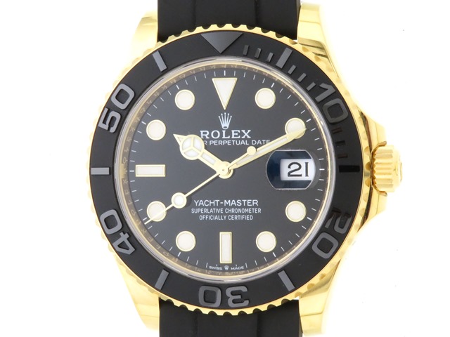 ROLEX ロレックス Yacht-Master 42 ヨットマスター 42 226658 YG/ラバー 自動巻き メンズ【430 ...