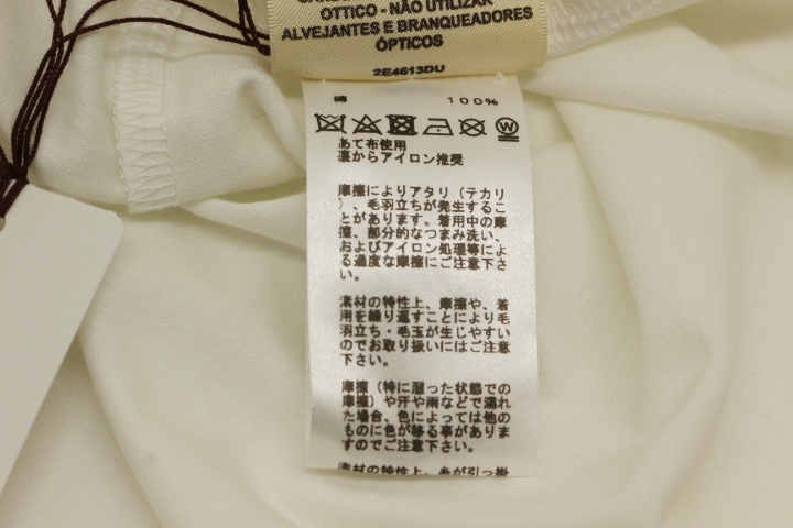 HERMES エルメス トップス Tシャツ レディース40 ホワイト HERMES エルメス トップス Tシャツ レディース40 ホワイト